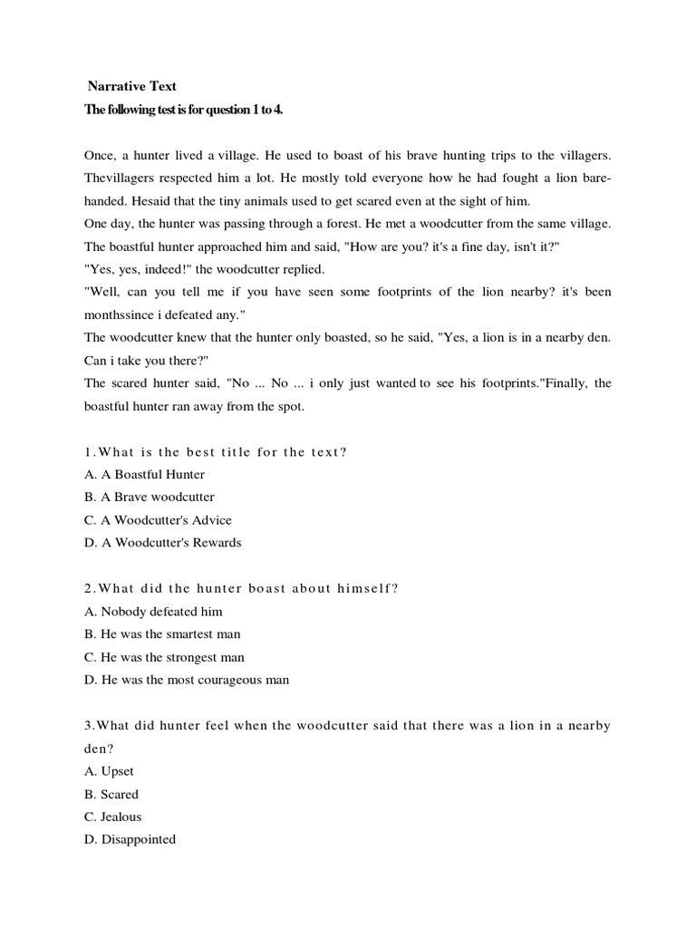 Soal Narrative Text Kelas 11 | PDF | Formaldehyde | Pesticide