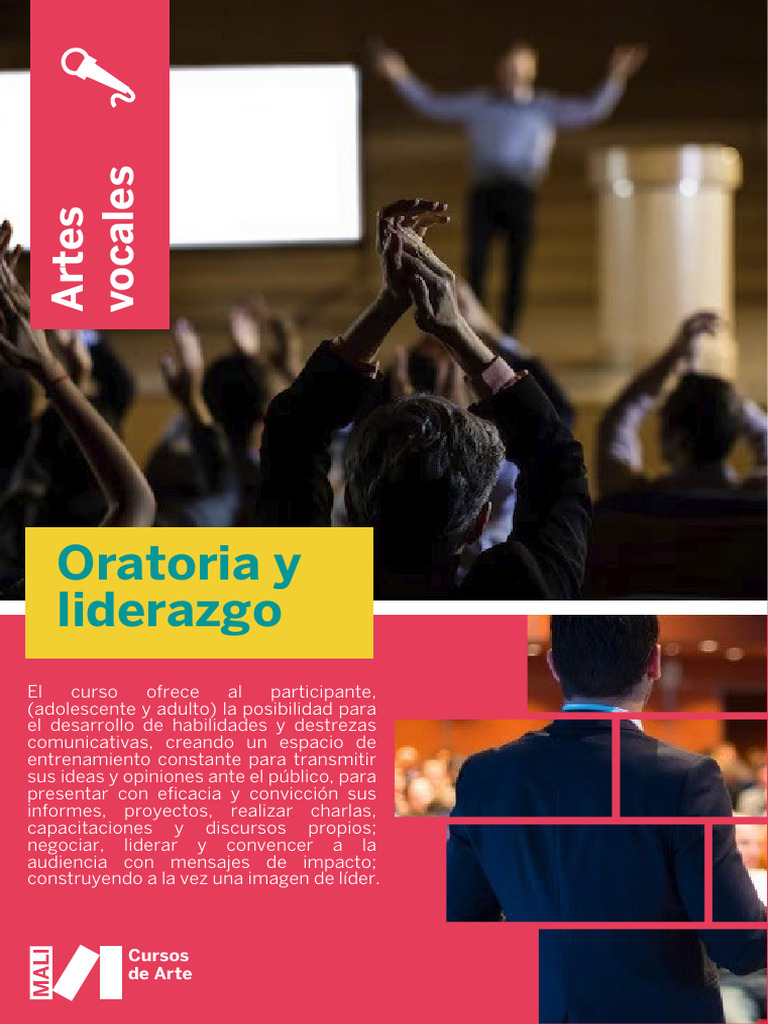 Oratoria y Liderazgo Brochure Integral | PDF | Hablar en público | Liderazgo