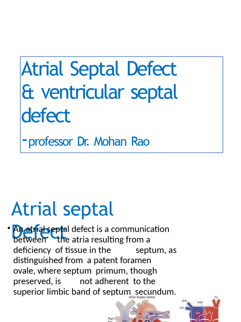 Asdvsd | PDF | Atrium (Heart) | Congenital Heart Defect