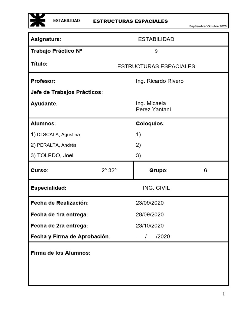 TP 9 Estabilidad CORREGIDO | PDF