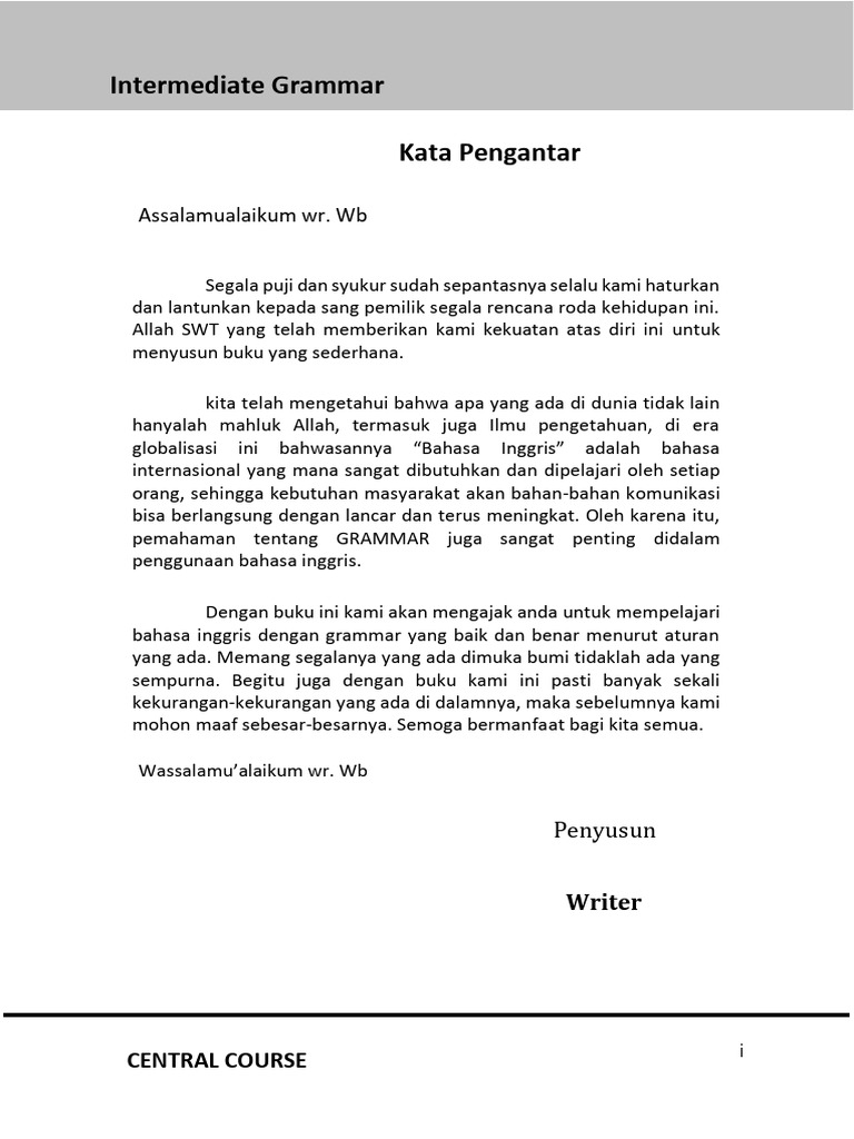 Modul Grammar Intermediate | PDF | Perfect (Grammar) | Grammatical Tense