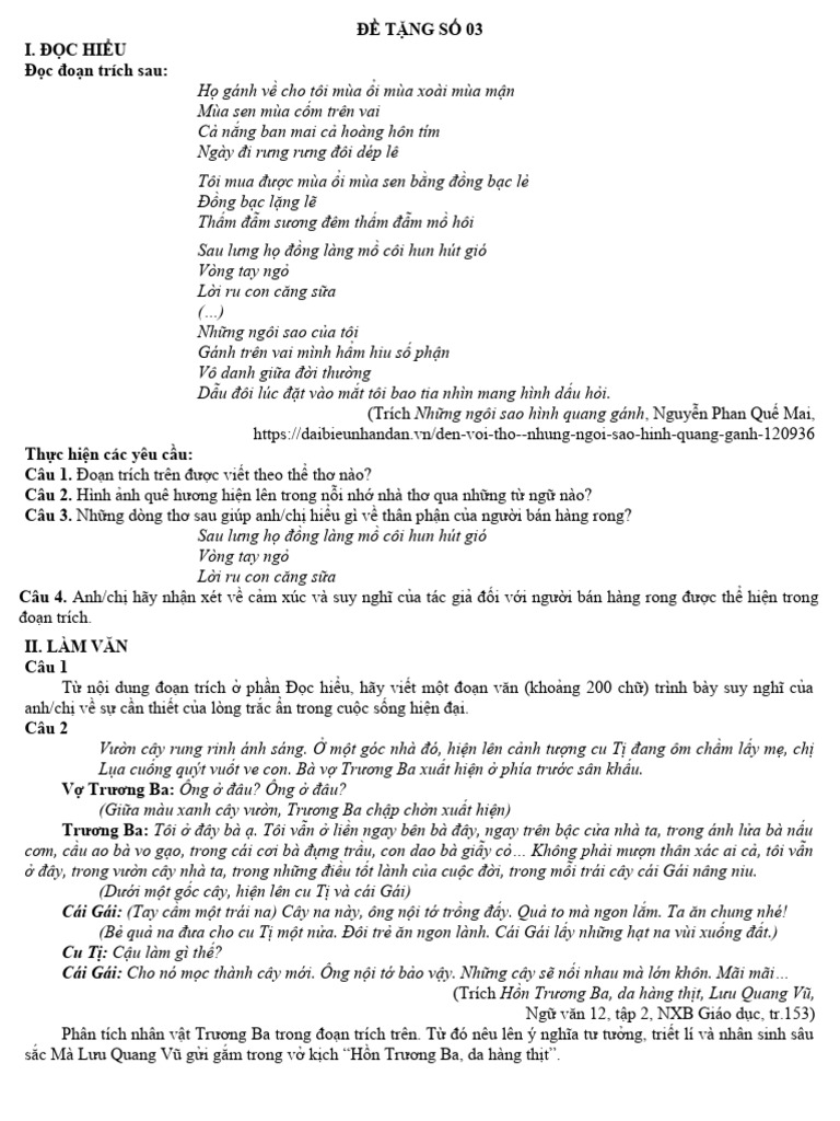 ĐỀ SỐ 1-HTB | PDF