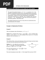 Quadratic Function Word Problems Worksheet | PDF