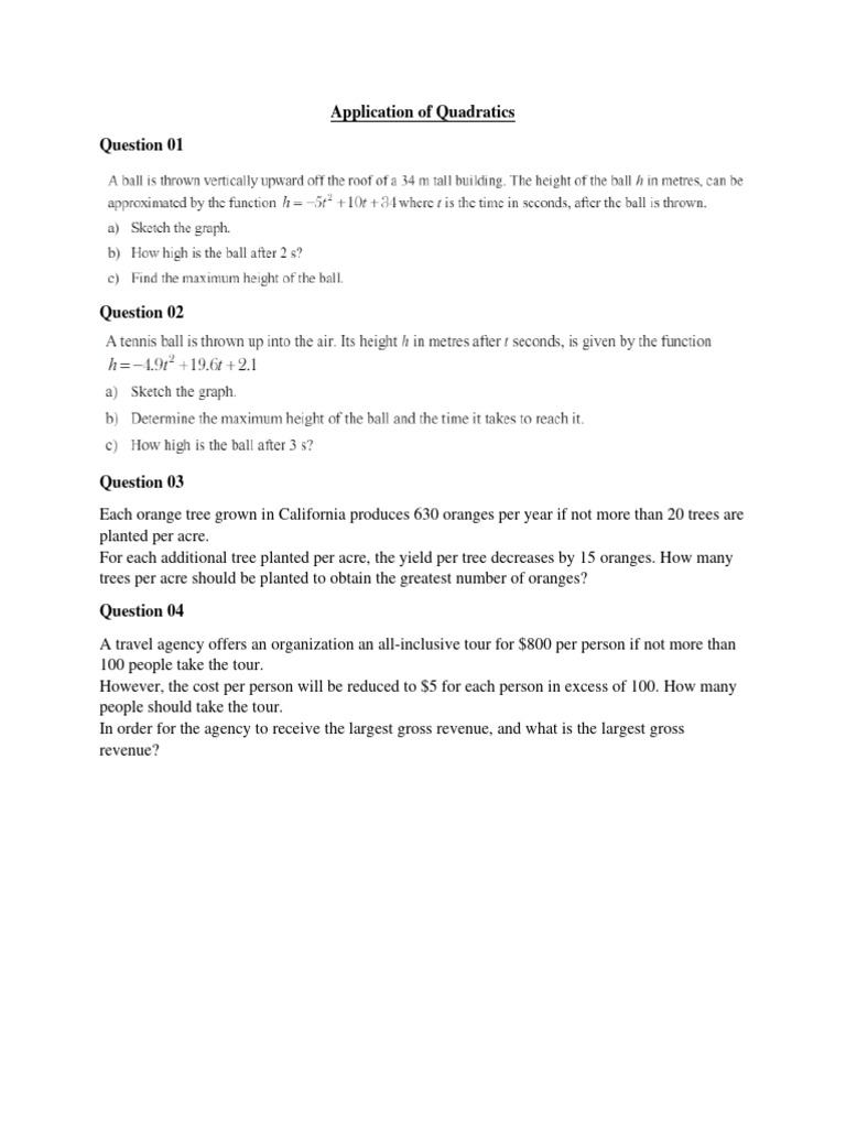 Optimal Quadratic Solutions Guide | PDF