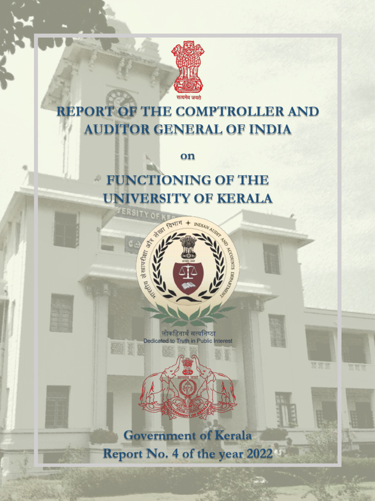 Kerala University Audit Report | Download Free PDF | Audit