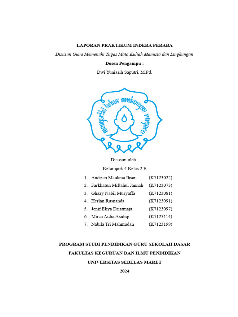 Laporan Praktikum Panca Indera Peraba | PDF