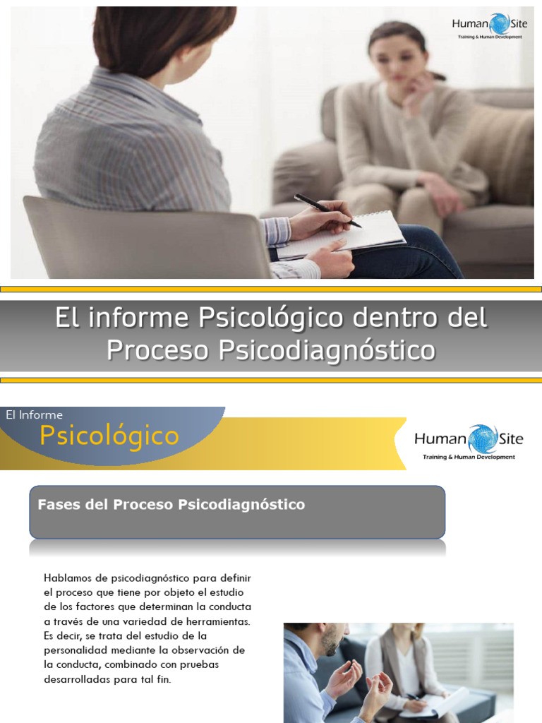 El Informe Psicológico Dentro Del Proceso Psicodiagóstico Pdf 2414