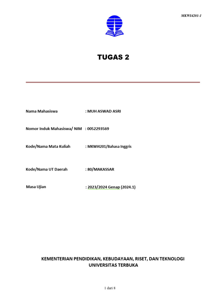 Tugas 2 Bing | PDF