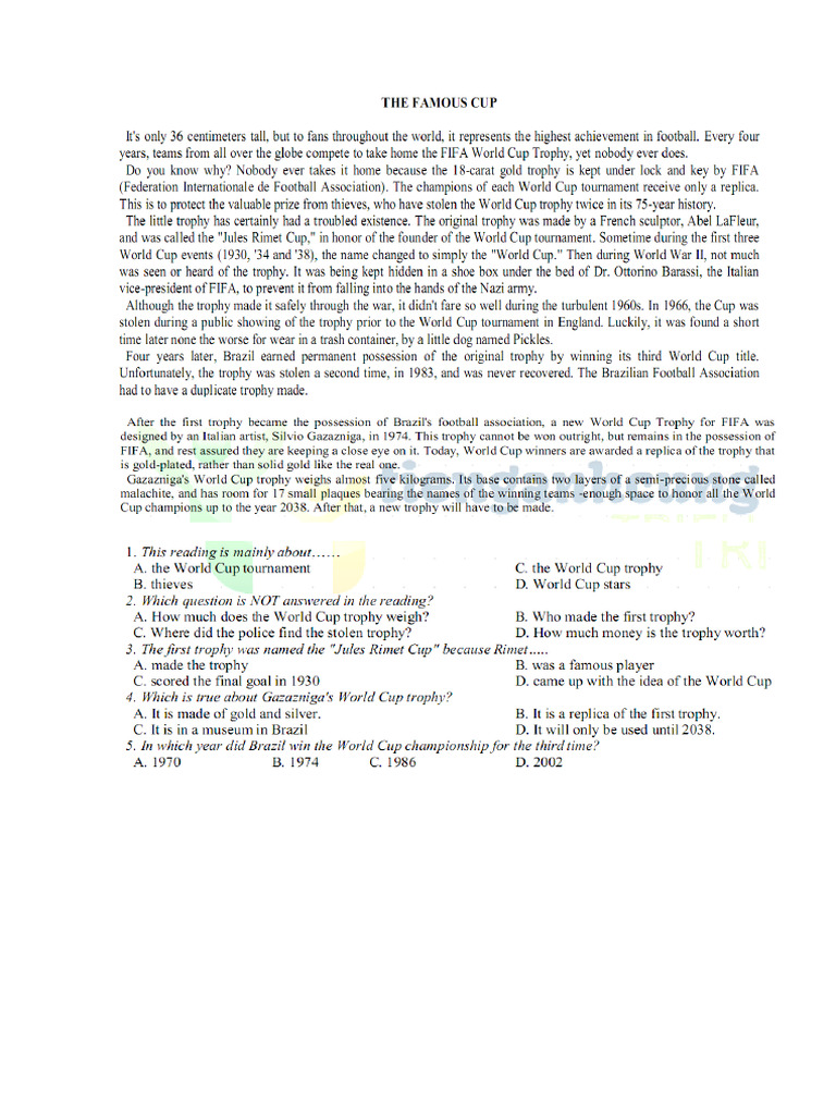 bài 1 English reading | PDF