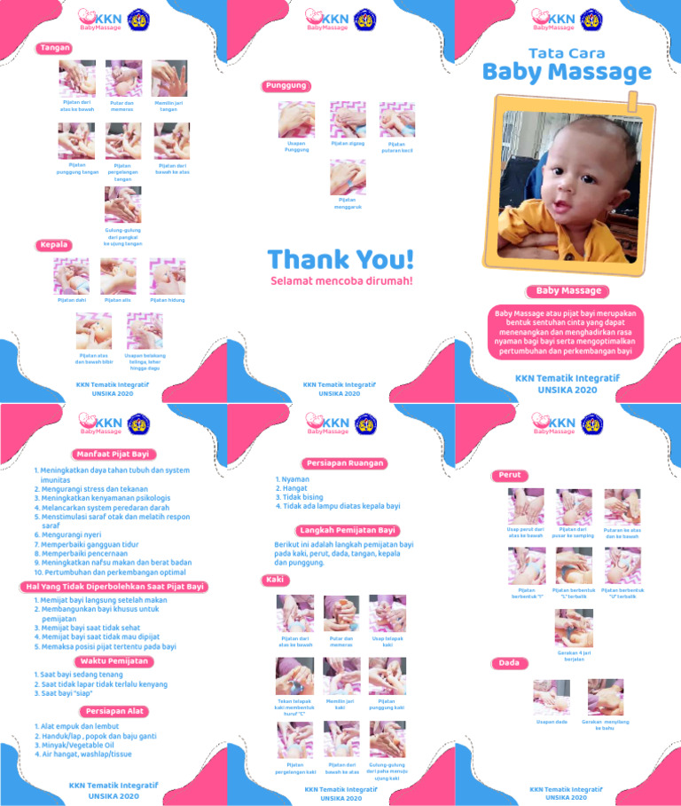 Leaflet Baby Massage 2020 | PDF