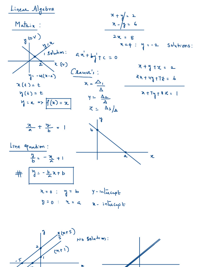 Linear Algebra 1 | PDF
