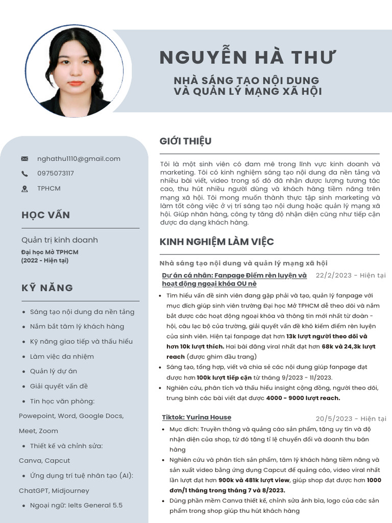 Beige Aesthetic Simple Document Resume CV | PDF