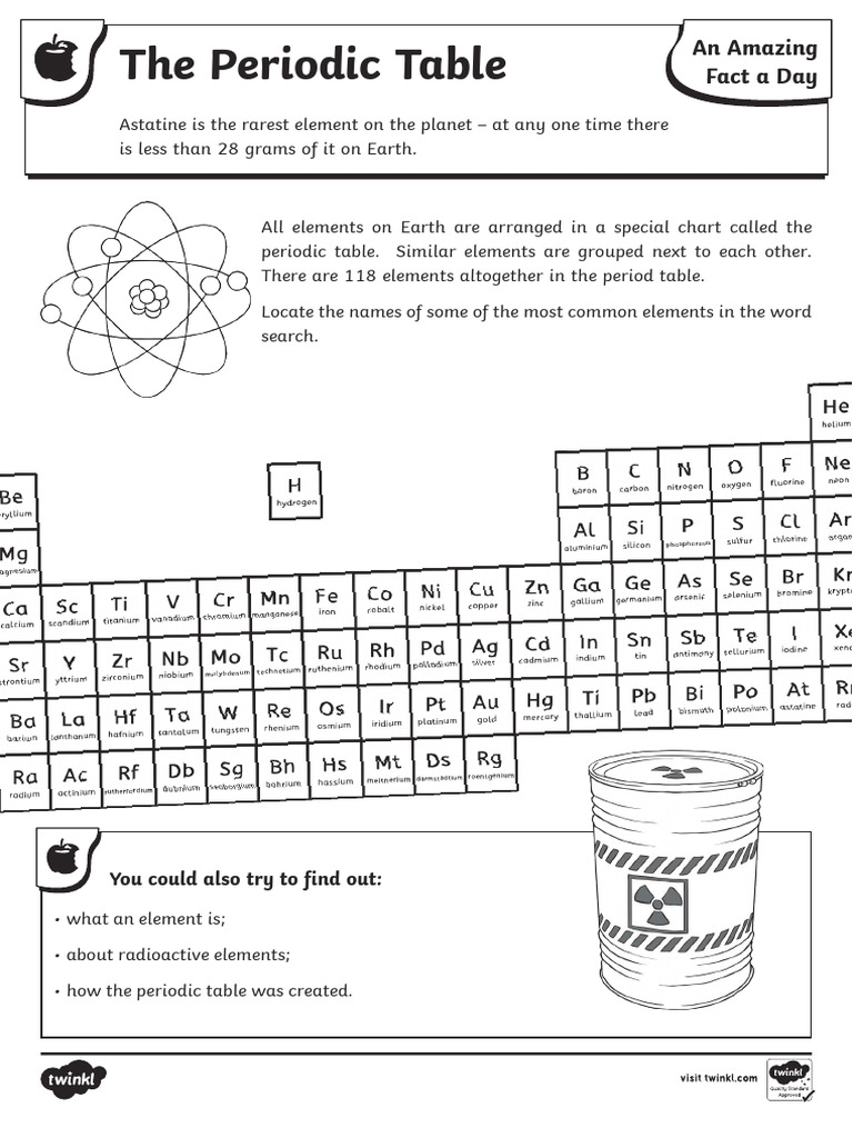 Exploring the Periodic Table Facts | PDF | Chemical Elements | Periodic ...