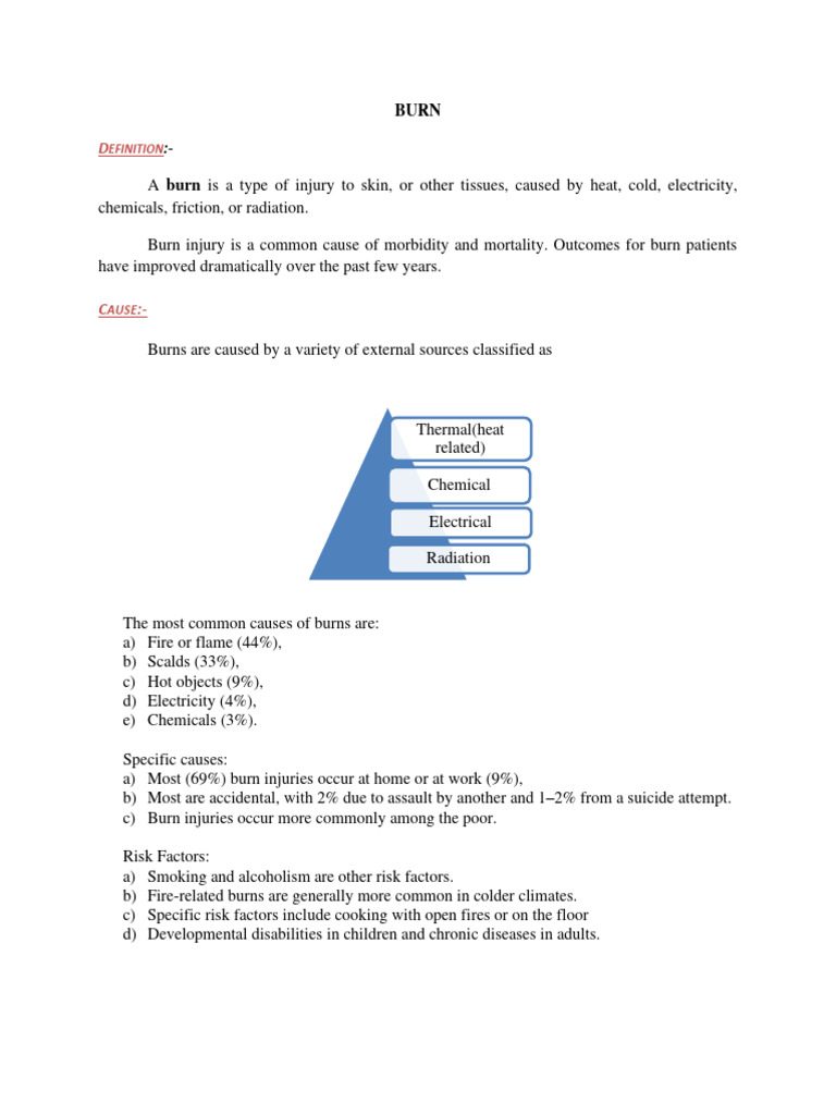 Burn Injury Causes & Management | PDF | Burn | Informed Consent