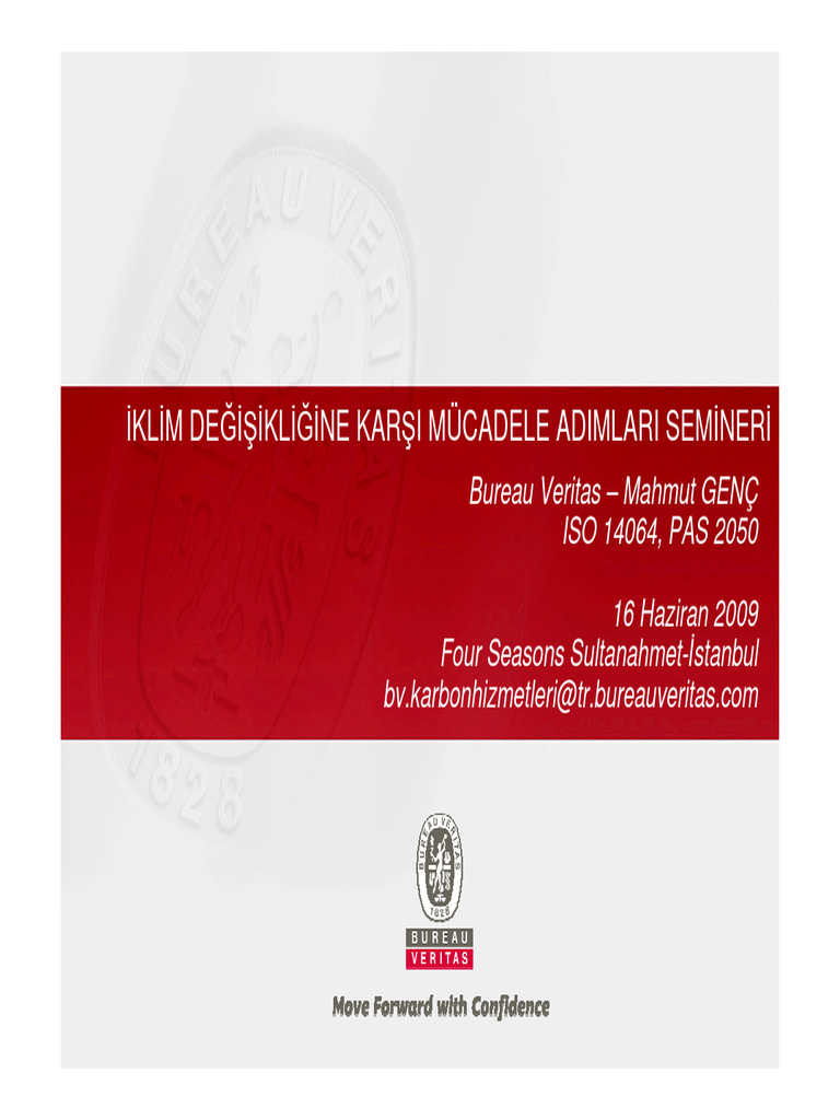 CDP 1.calistay - Sunum BureauVeritas | PDF