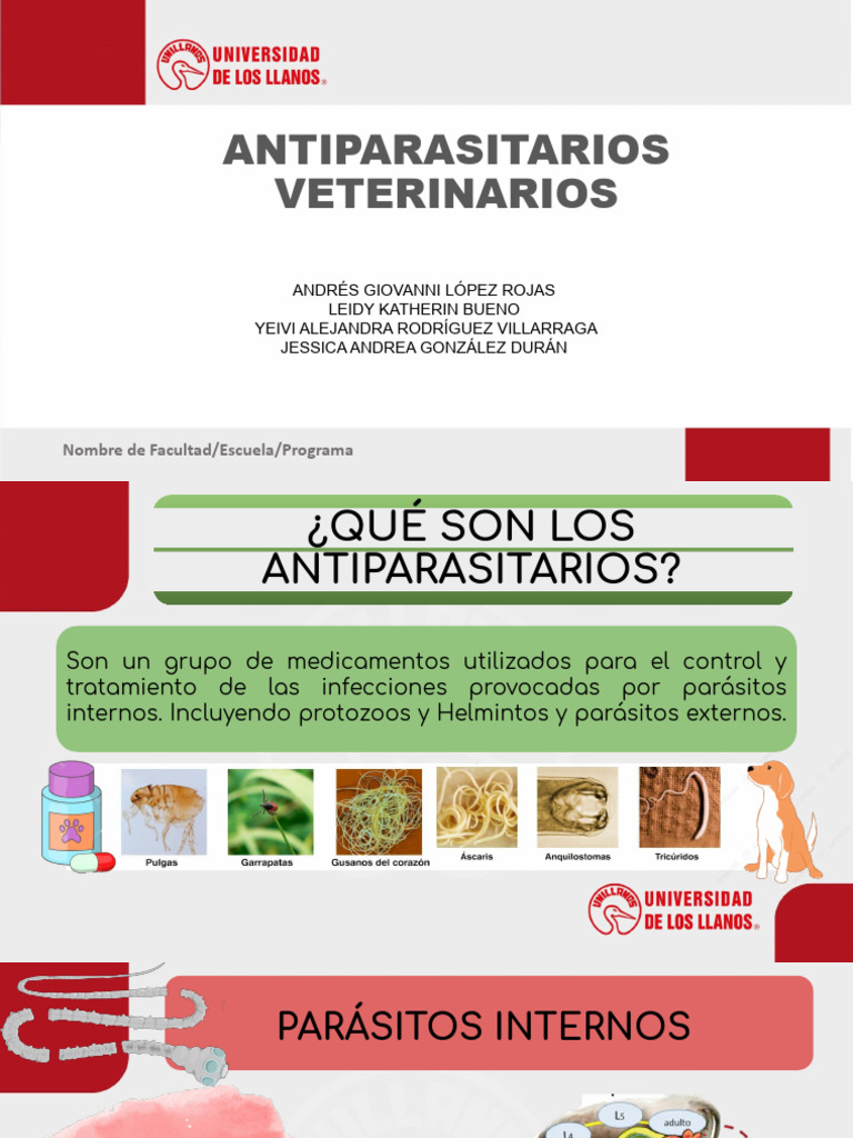 Antiparasitarios Veterinarios | PDF