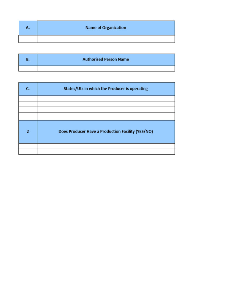 Producer registration format | PDF