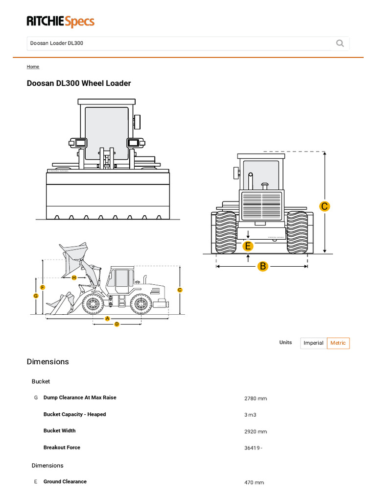 Doosan Loader DL300 | PDF | Loader (Equipment) | Axle