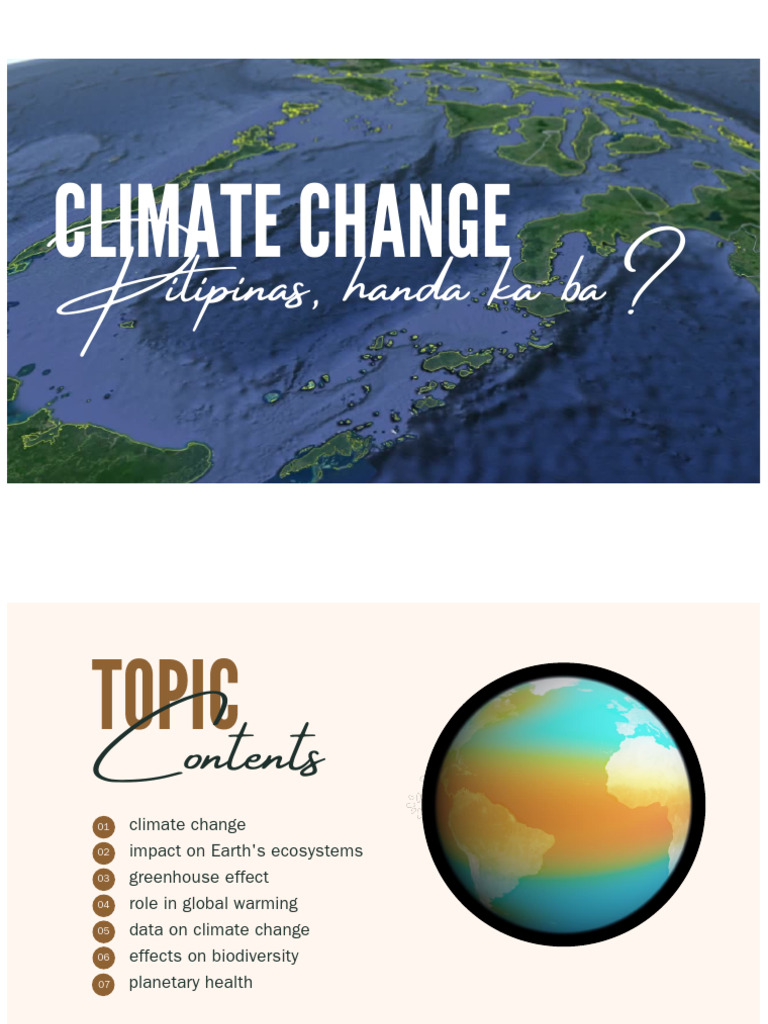 SH-SCI 2-Climate Change and Intro To Planetary Health | PDF | Climate ...
