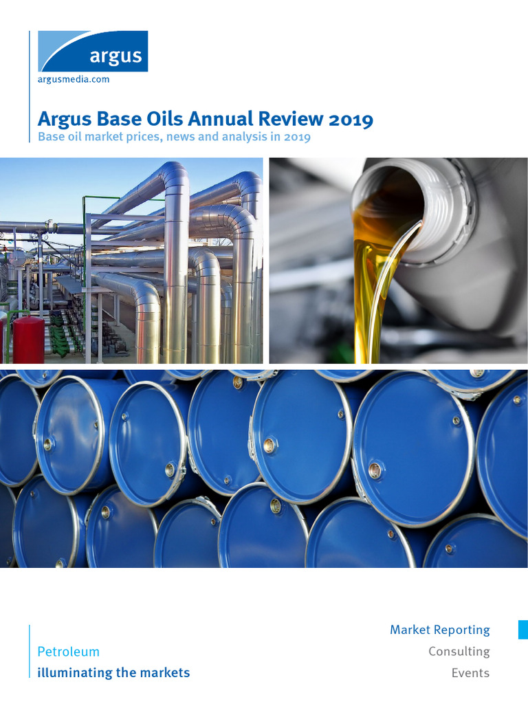 Base Oils Annual Review 2019 | PDF | Prices | Price Of Oil