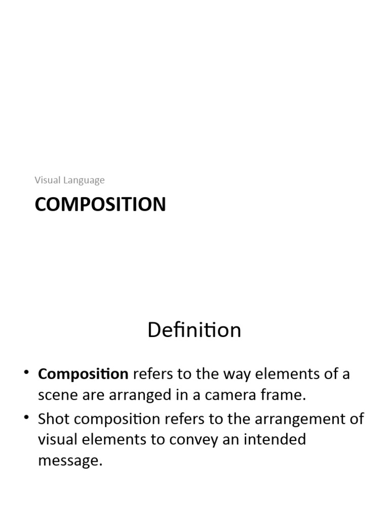 Composition | PDF | Composition (Visual Arts) | Imaging