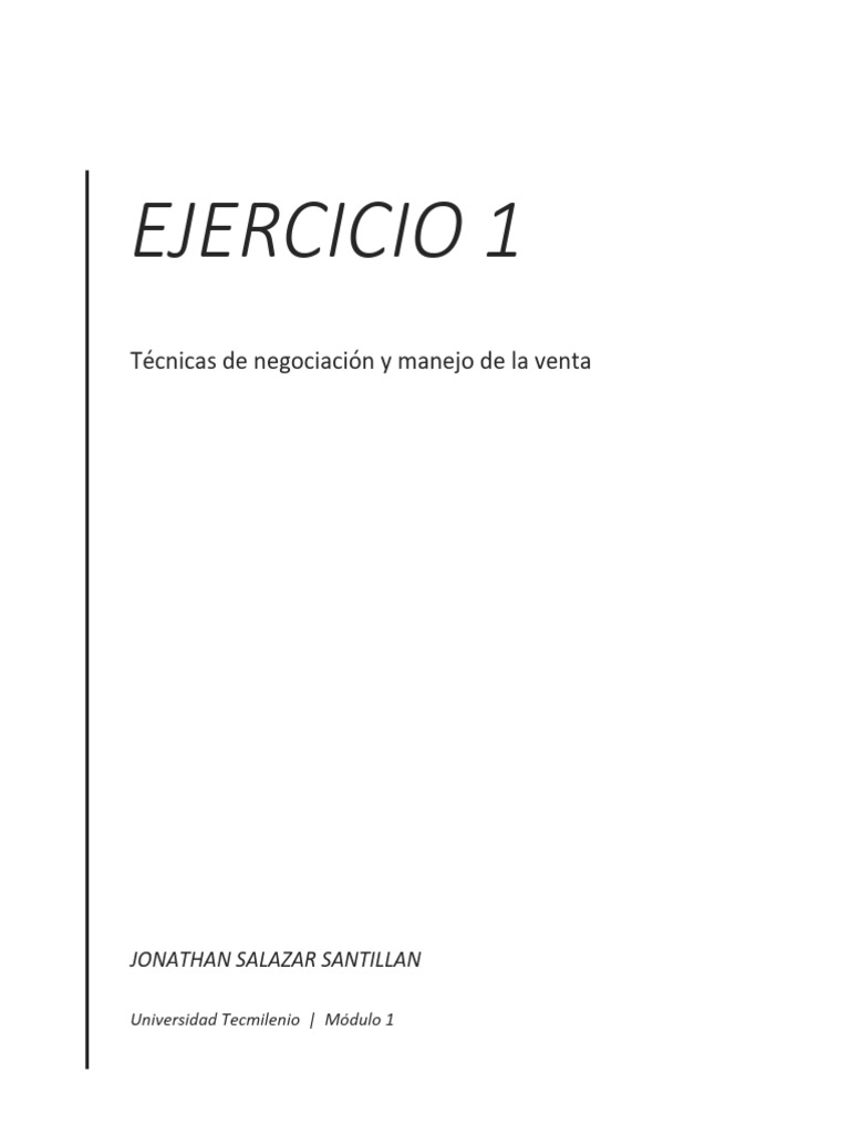 Ejercicio 1 | PDF | Comercio electrónico | Las compras en línea