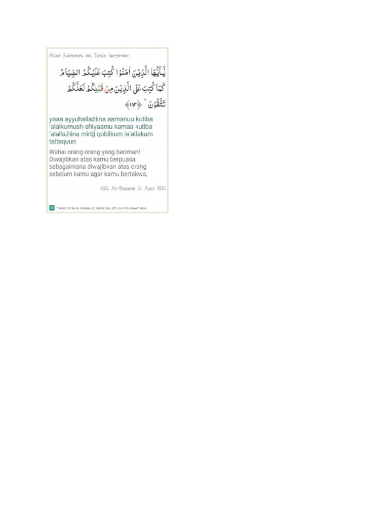 Al Baqarah 183 Pdf