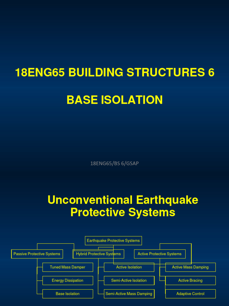 Base Isolation Case Study | PDF | Earthquake Engineering | Civil ...