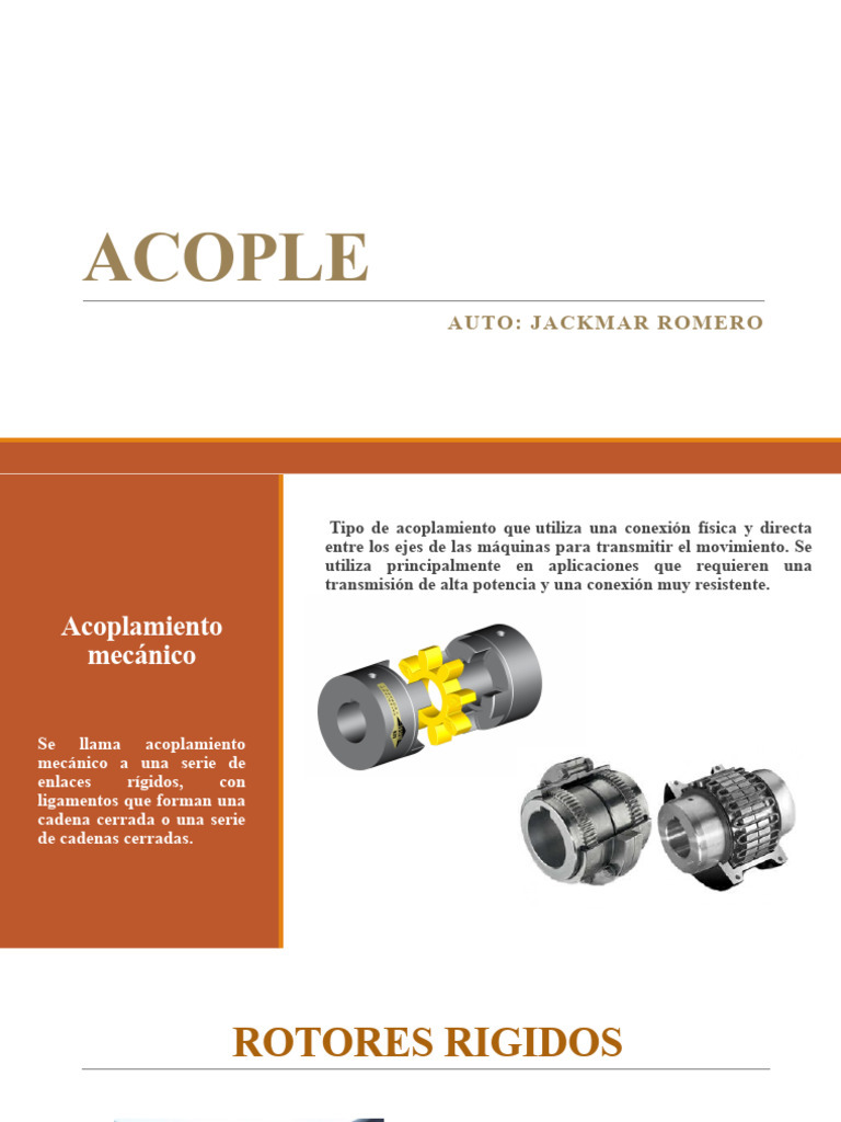 ACOPLE | PDF | Eje | Ingeniería mecánica