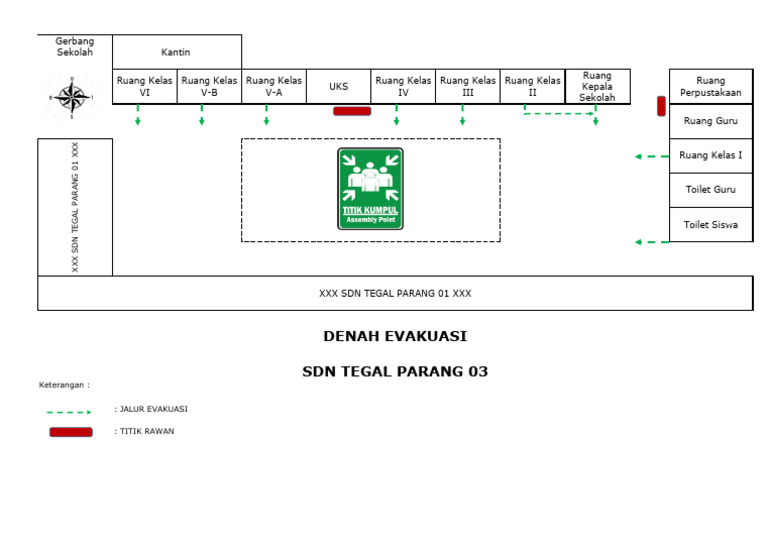 Denah Evakuasi | PDF