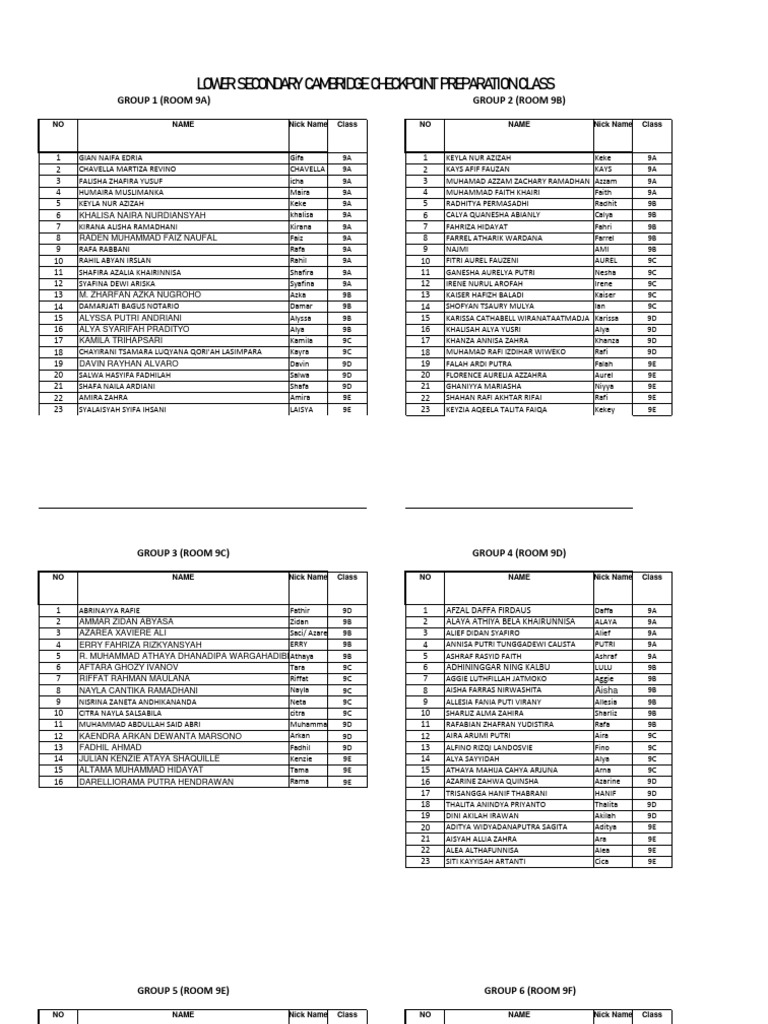 LSCC Preparation Classes | PDF