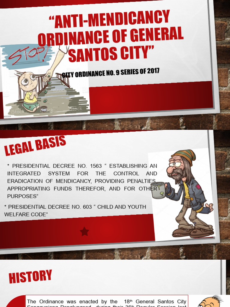 Anti Mendicancy Ordinance of General Santos City 1 | PDF