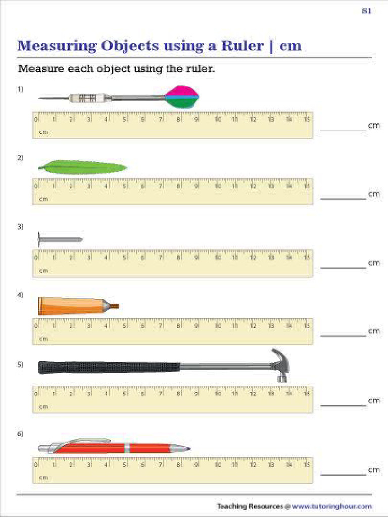 Measuring Length Worksheets | PDF