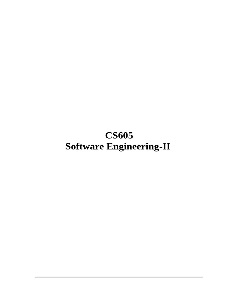 CS605 Highlighted Handouts by Masters | PDF | Software Development Process | Software Engineering