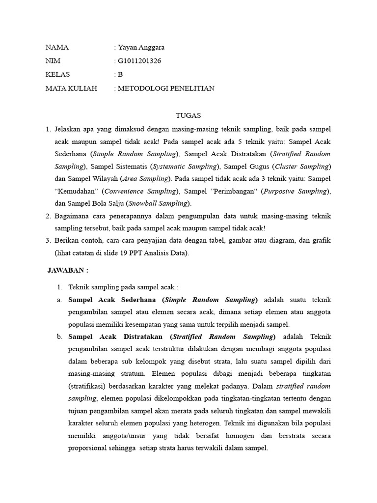 Yayan Anggara - Tugas Analisis Data | PDF
