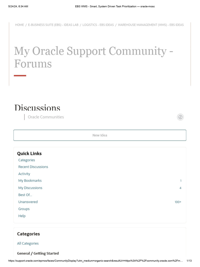 EBS WMS Smart Task Prioritization Guide | PDF | Oracle Corporation ...