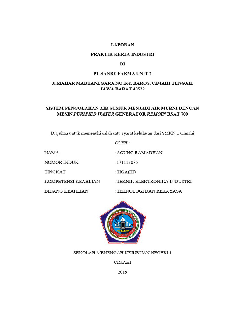 Bismillah Revisi Tanpa Lampiran | PDF | Teknologi & Rekayasa