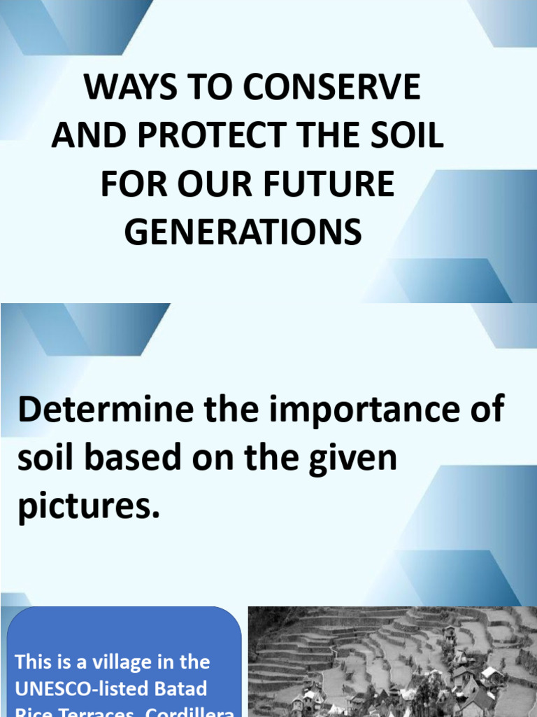 Soil Conservation Methods for Future Generations | PDF | Soil | Agriculture