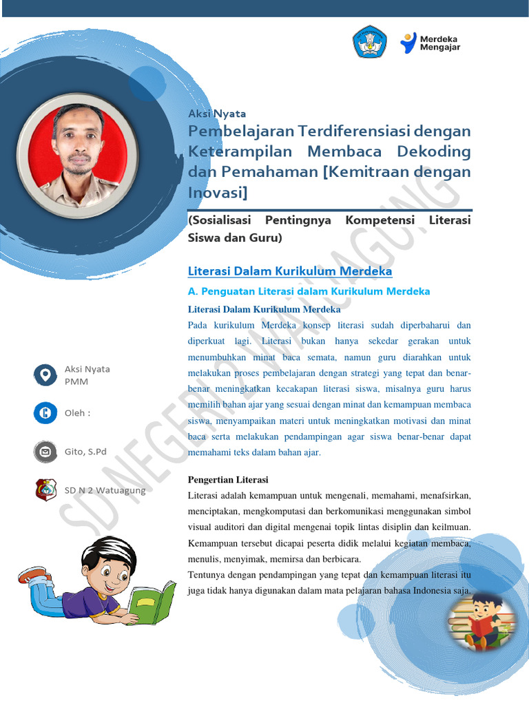 Aksi Nyata Topik Pembelajaran Terdiferensiasi Dengan Membaca Dekoding ... Aksi Nyata Topik Pembelajaran Terdiferensiasi Dengan Membaca Dekoding ...