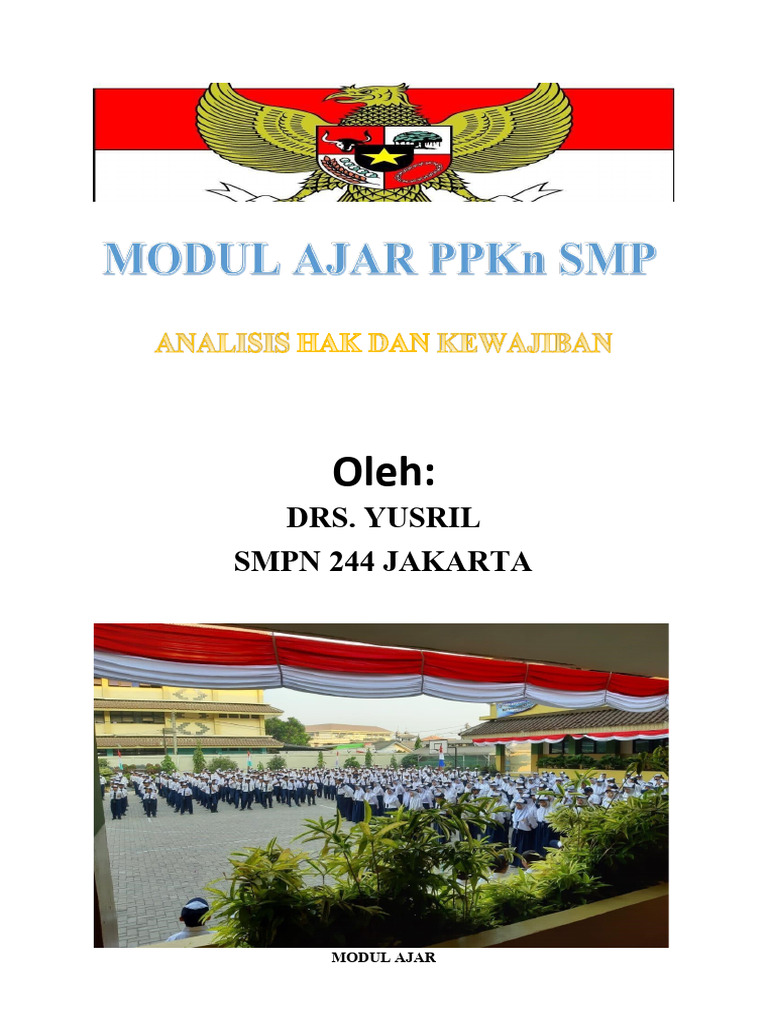 Modul Ajar PKN (Materi 6) | PDF