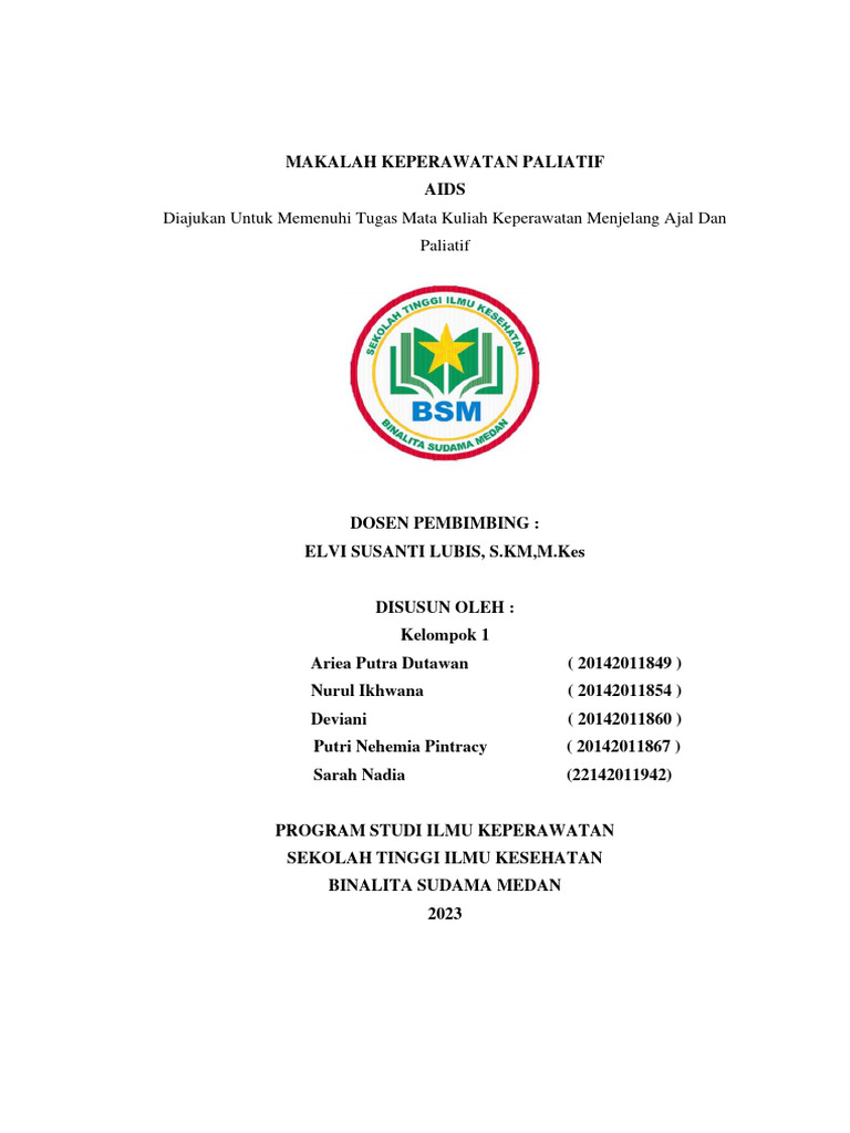 Makalah Kelompok Tentang Aids | PDF | Pengembangan Diri | Sains & Matematika
