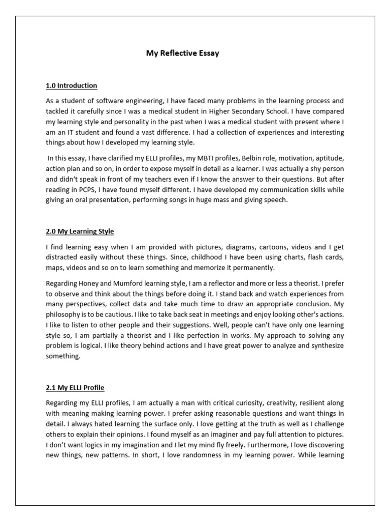My Learning Style | PDF | Learning Styles | Learning