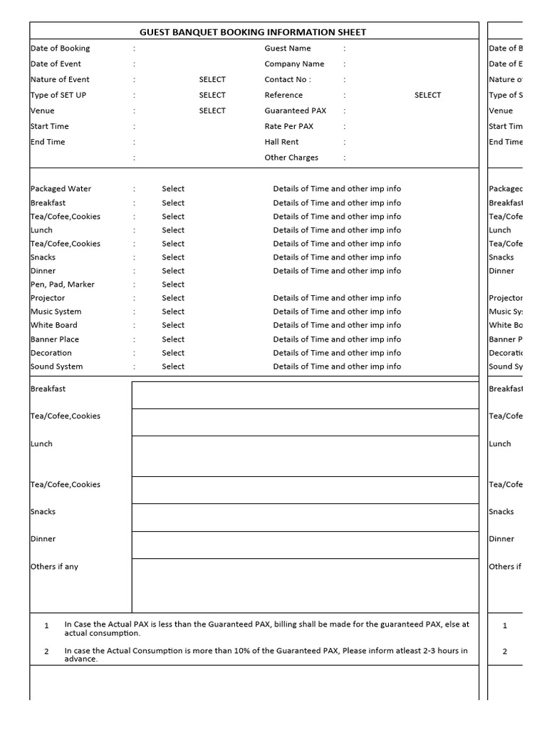 FP Format | PDF | Lunch | Cuisine