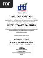 Sample DTI Permit Template | PDF
