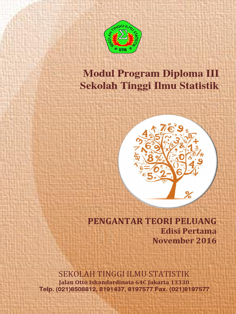 Modul Pengantar Teori Peluang D3 1563498074204 | PDF | Seni