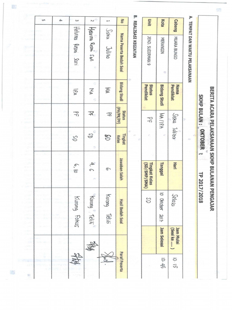 Bap SKMP Oktober | PDF