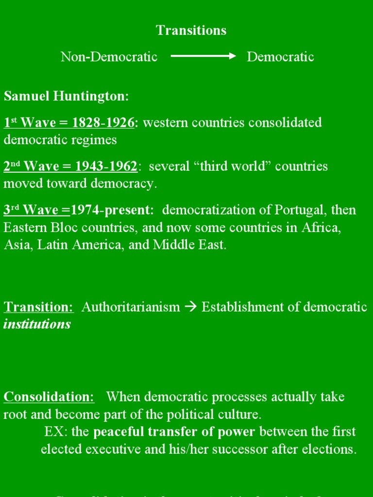 Non-Democratic Democratic: Transitions | PDF | Dictatorship | Democracy