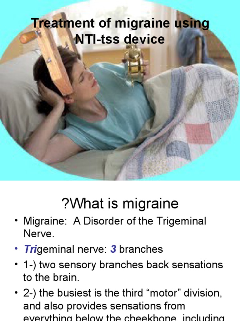 Migraine Relief with NTI-tss Device | PDF | Self-Improvement | Wellness
