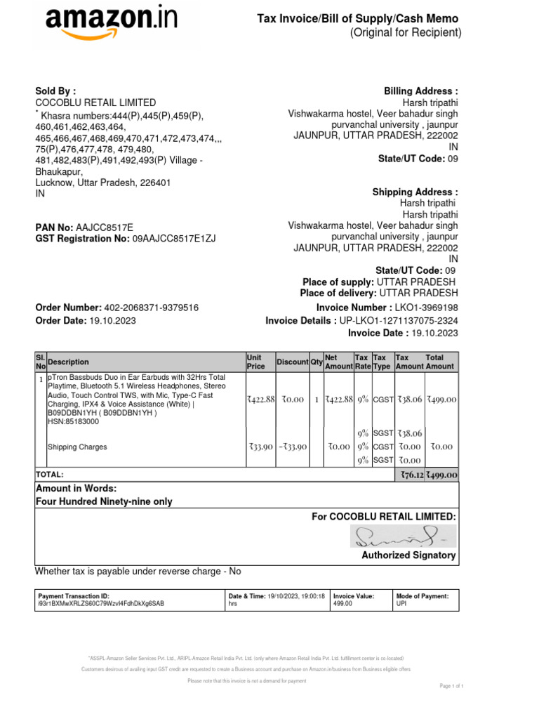 Invoice | PDF | Invoice | Trade