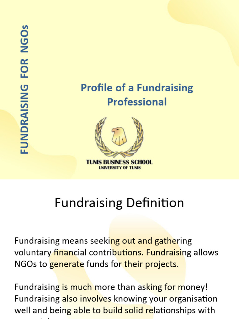 2 Profile Fundraiser | PDF | Swot Analysis | Non Governmental Organization